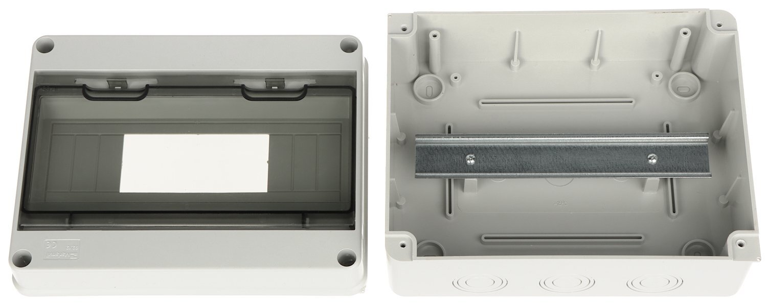 Waterproof surface-mounted distribution board 12-module ROZ/6-12/EL ...
