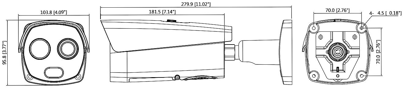 Hybrid IP Thermal Imaging Camera TPC-BF2221-TB7F8 DAHUA :: EN.IVEL.PL